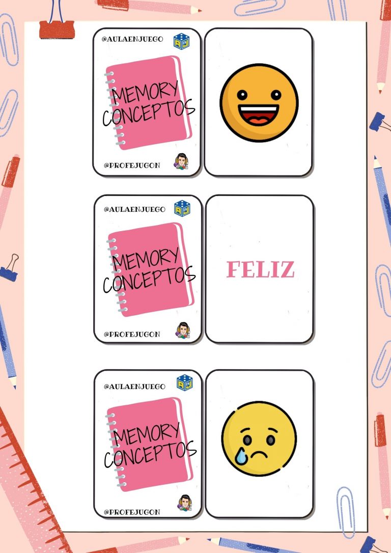 MEMORY EMOCIONES - Aula en Juego