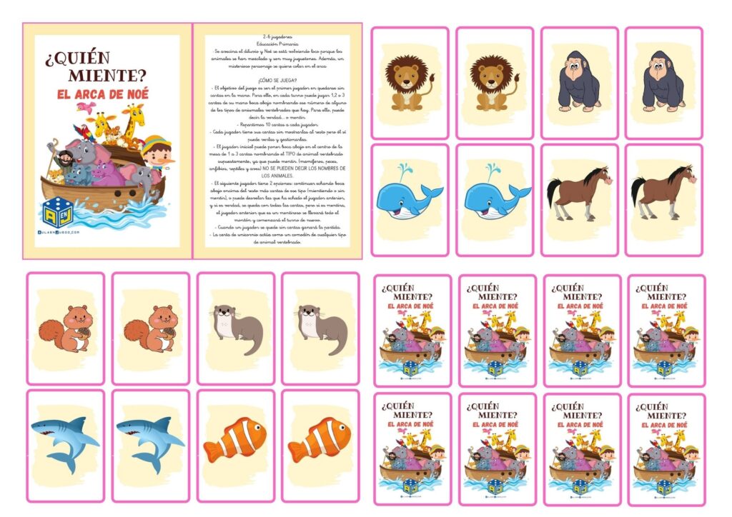 ¿QUIÉN MIENTE? EL ARCA DE NOÉ - Aula en Juego