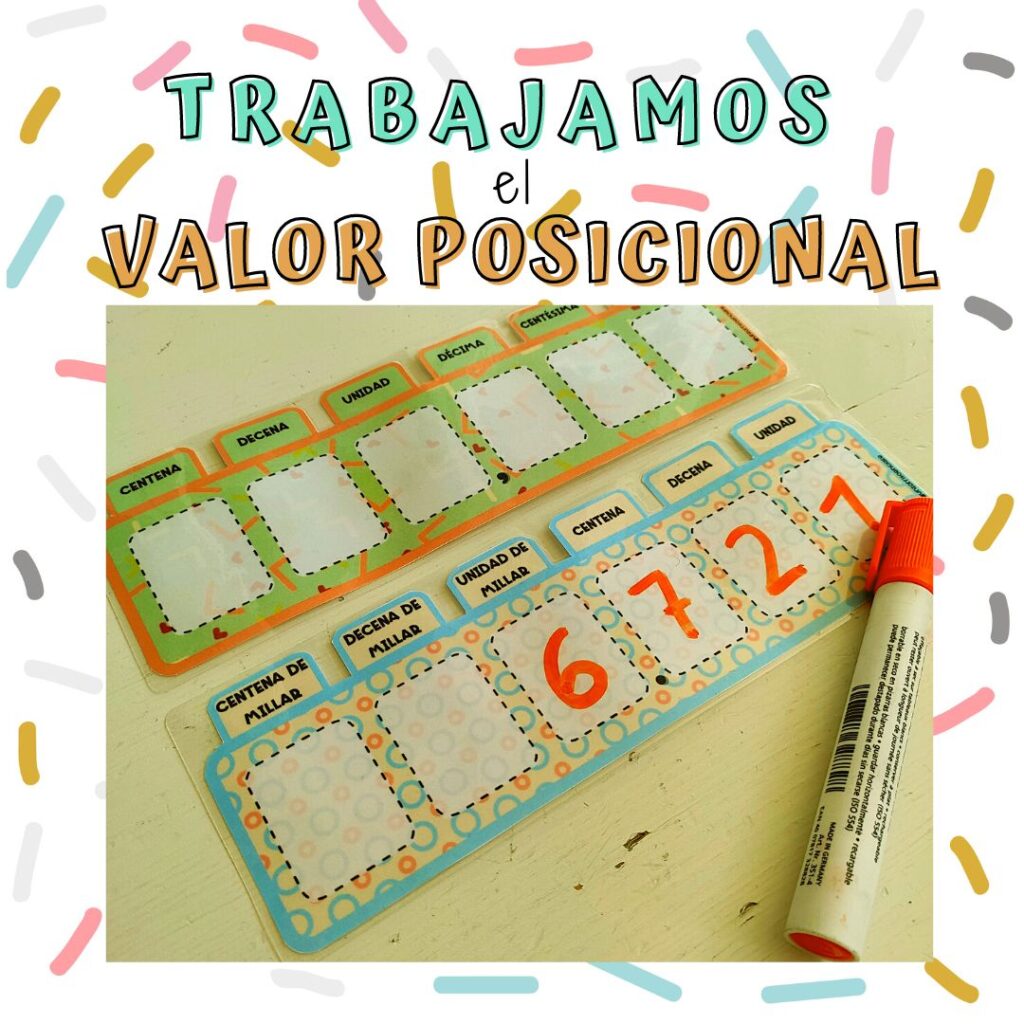 Tarjetas de valor posicional - Aula en Juego