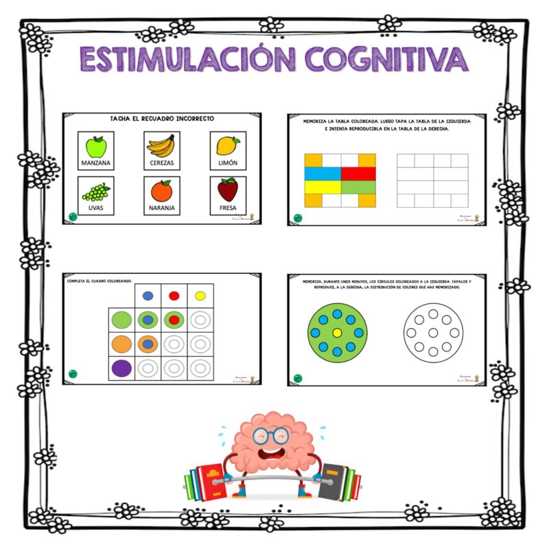 CUADERNO DE ESTIMULACIÓN COGNITIVA: 300 PÁGINAS. INFANTIL, NEAE Y 1º CICLO DE PRIMARIA - Aula en ...