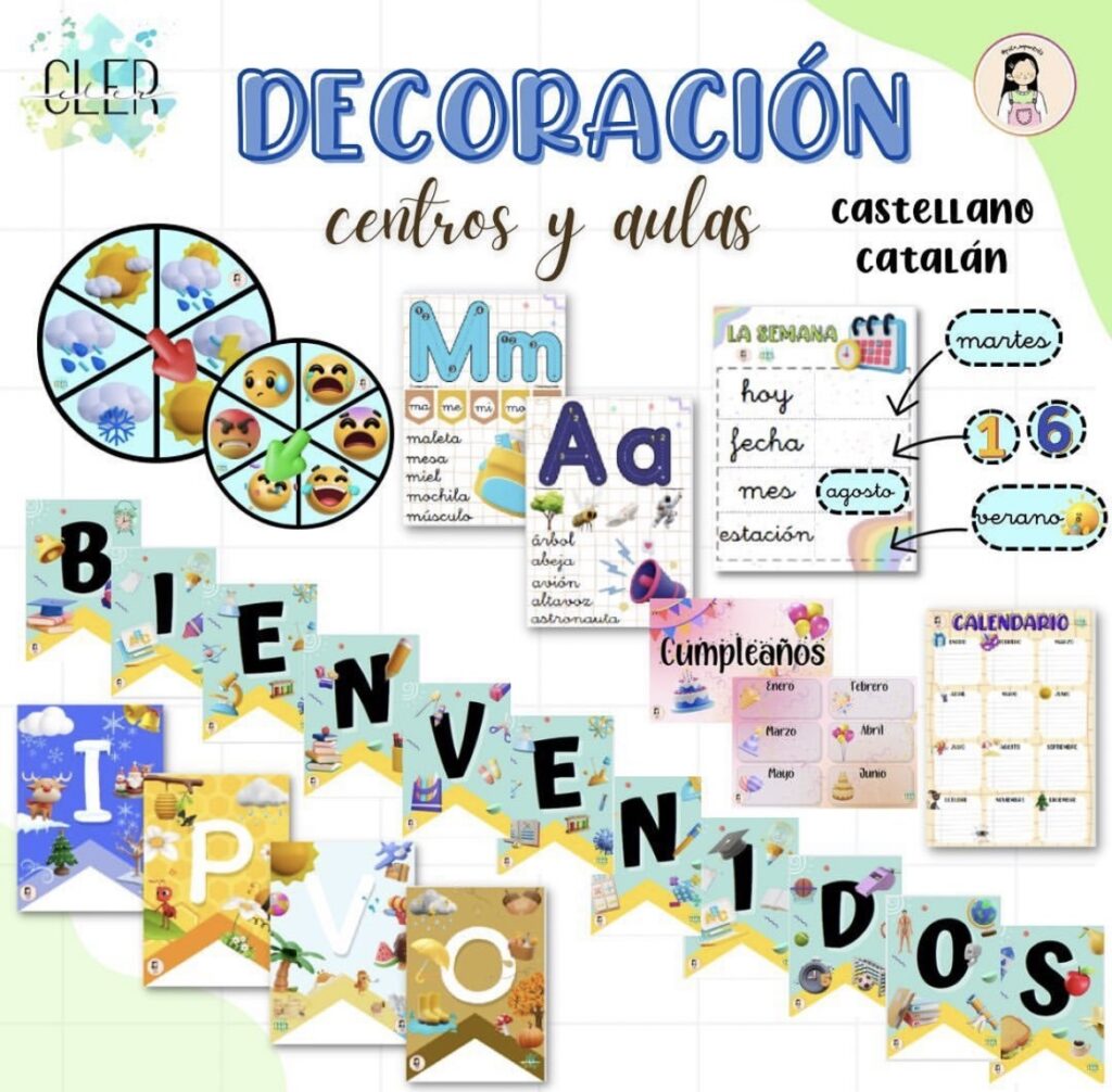 PACK "DECORA TU AULA" - Aula en Juego