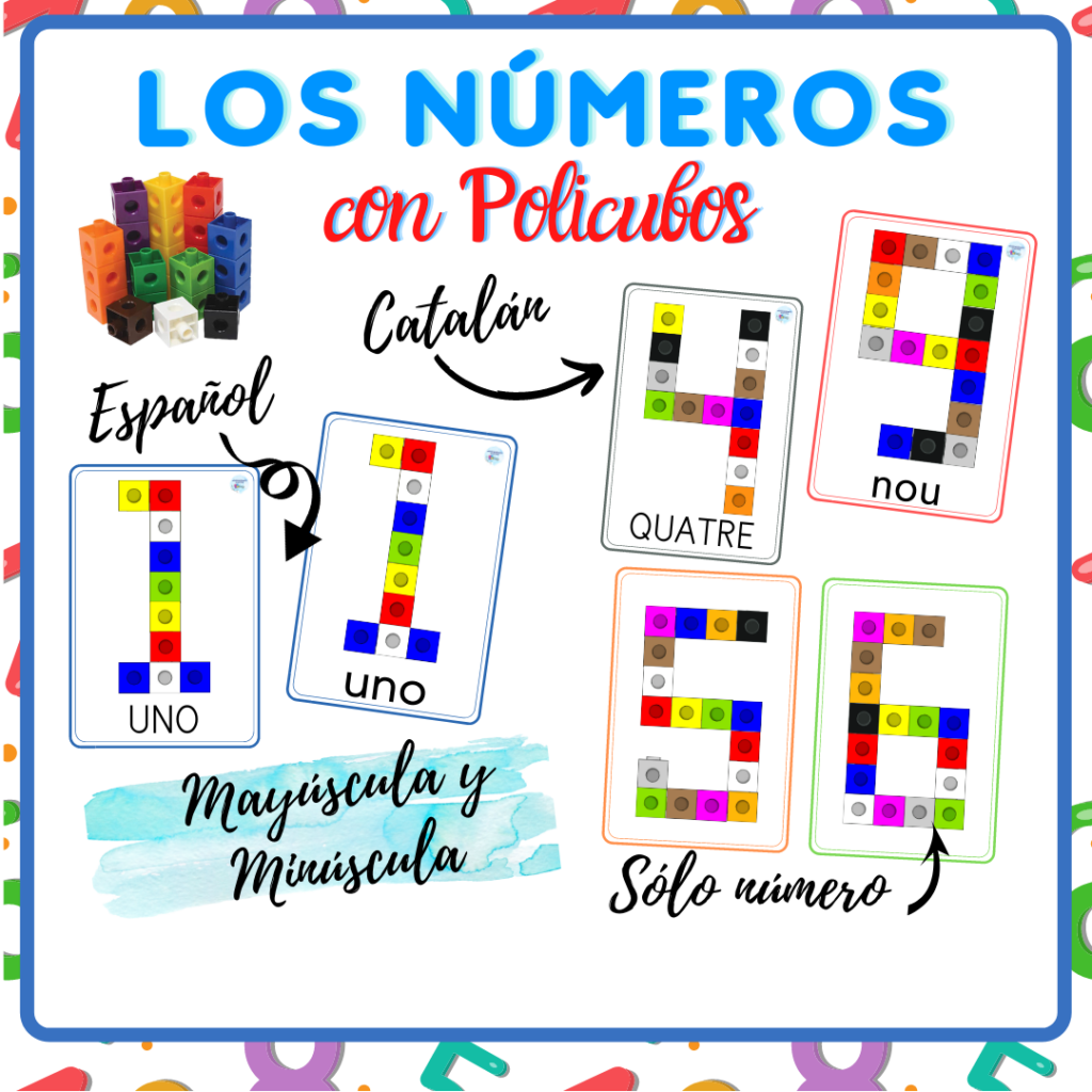 LOS NÚMEROS CON POLICUBOS. PACK - Aula en Juego