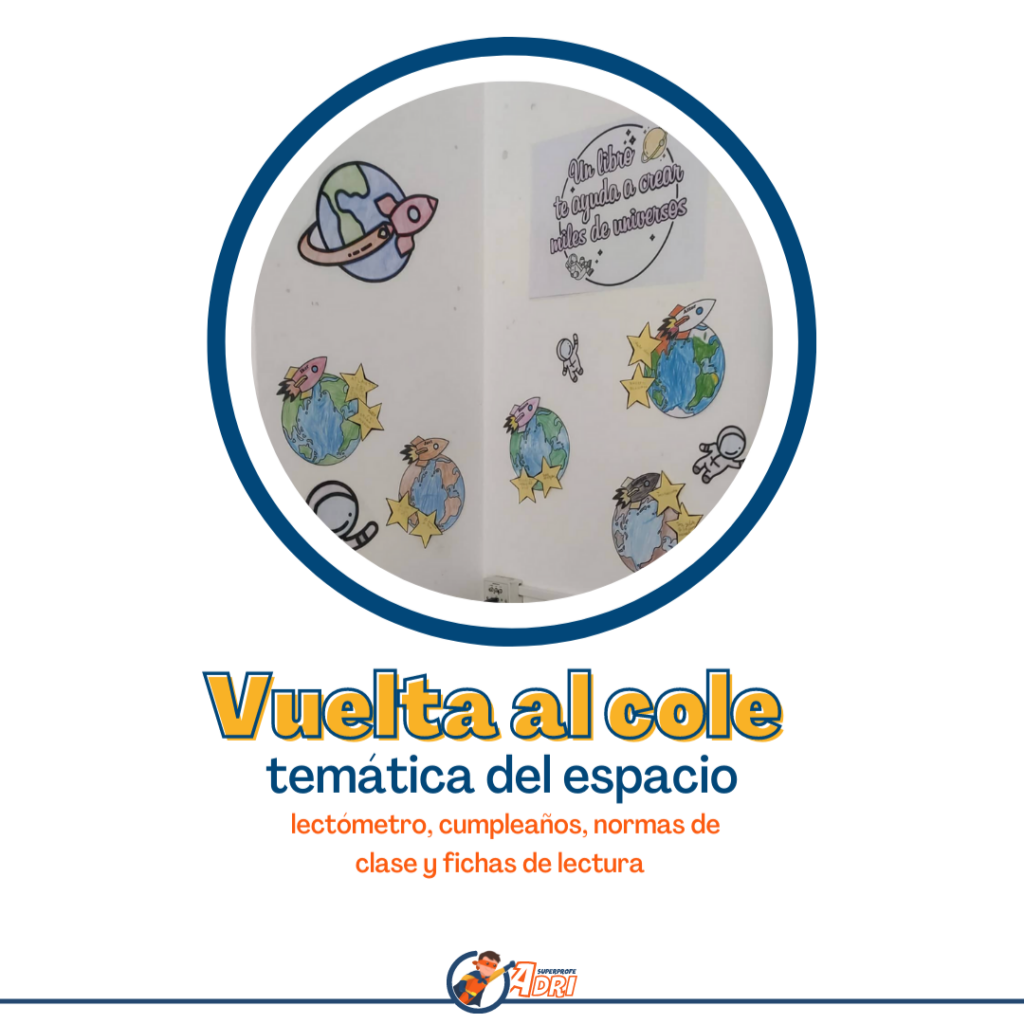 Pack vuelta al cole: temática del espacio - Aula en Juego