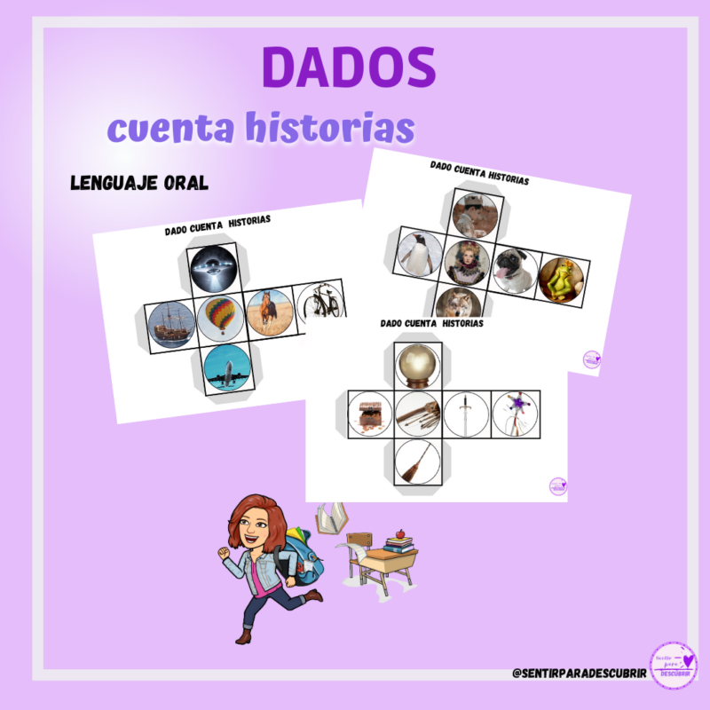 Dados cuenta historias - Aula en Juego