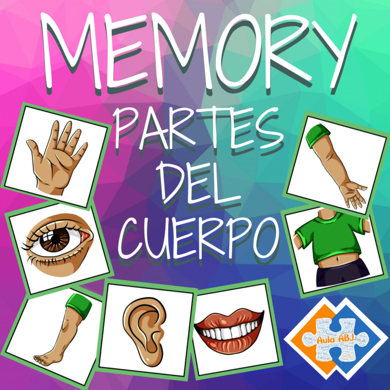 Memory partes del cuerpo - Aula en Juego