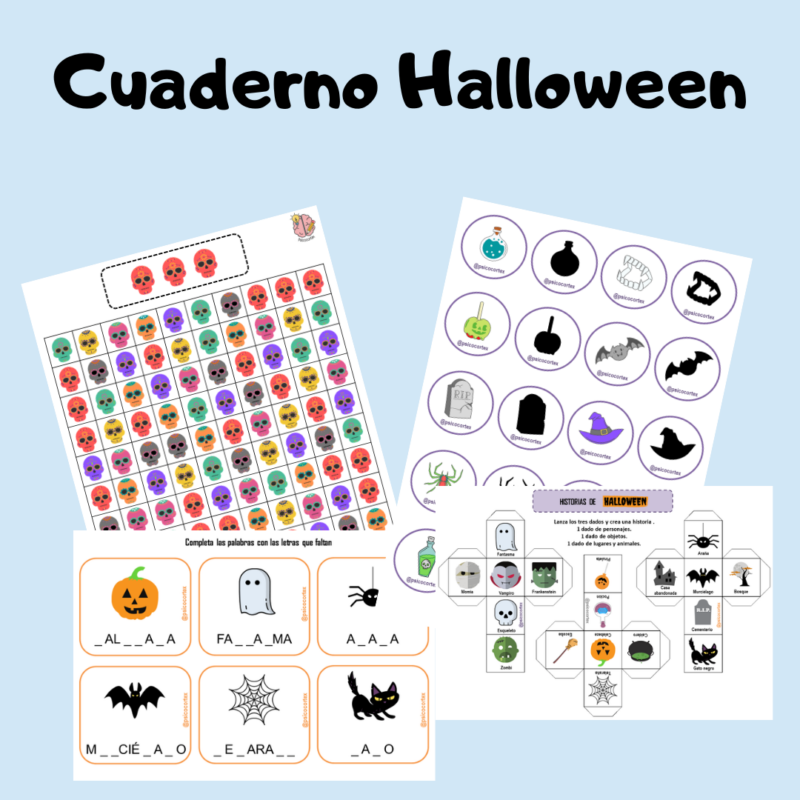 Cuaderno Halloween - Aula en Juego