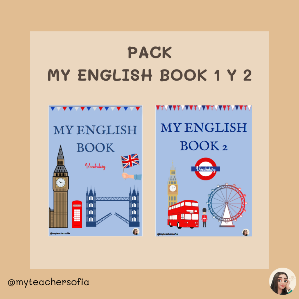 My english book 1 y 2 - Aula en Juego