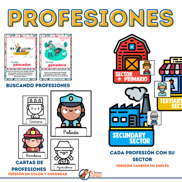 PACK PROFESIONES - Aula en Juego