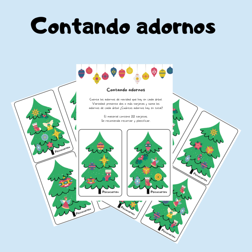 Material navideño @psicocortex - Aula en Juego