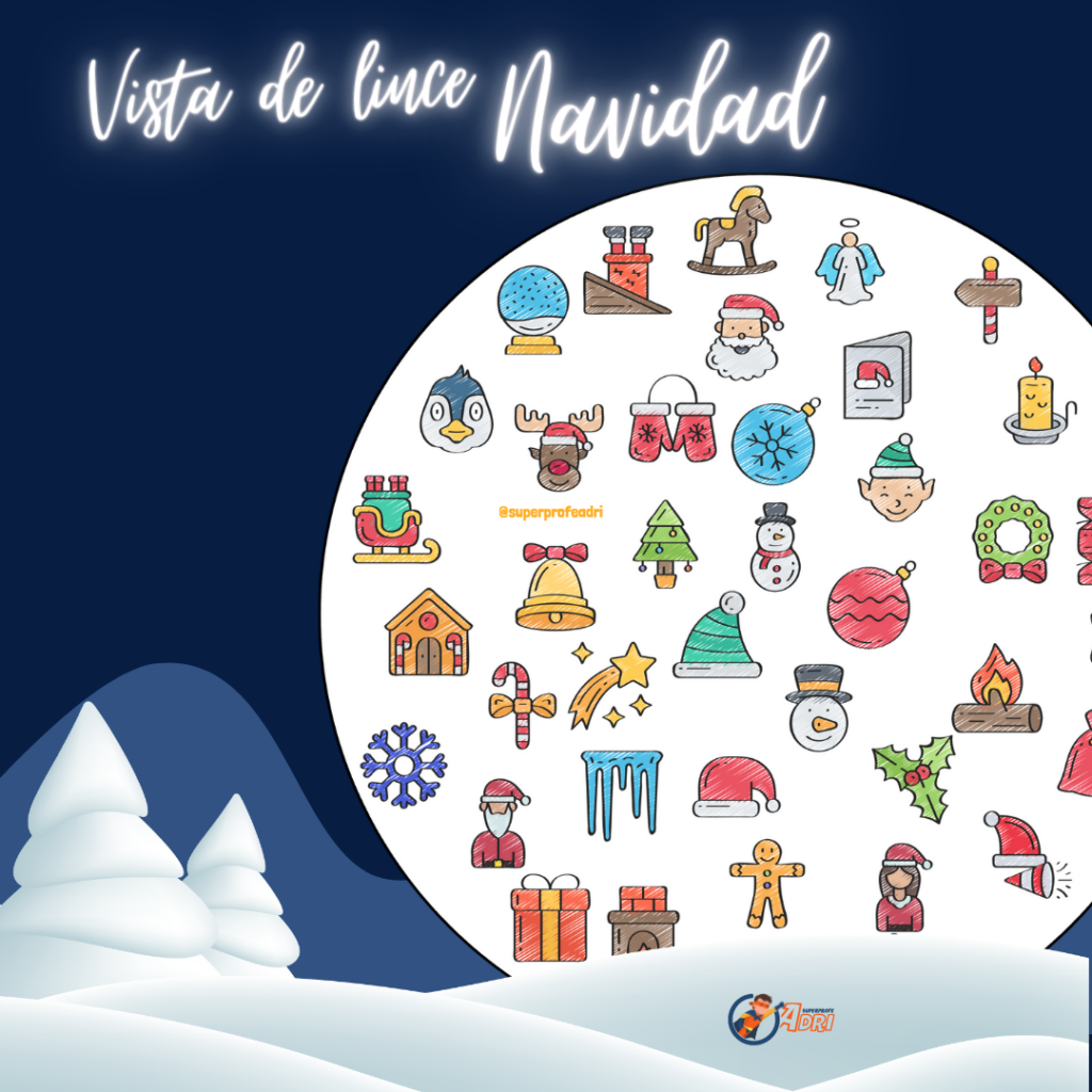 Juego de la oca cálculo mental Navidad - Aula en Juego
