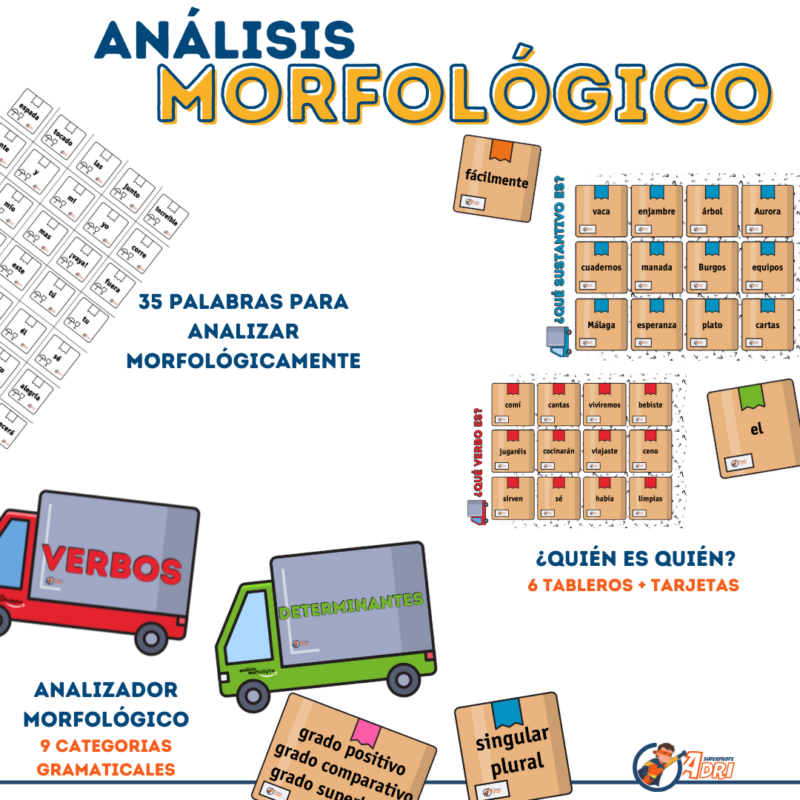 Pack análisis morfológico - Aula en Juego