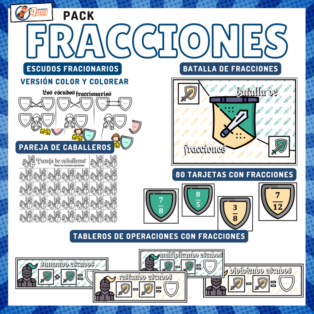 PACK FRACCIONES - Aula en Juego