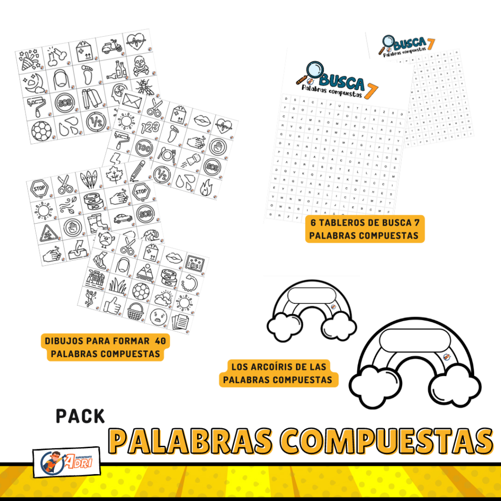 PACK PALABRAS COMPUESTAS - Aula en Juego