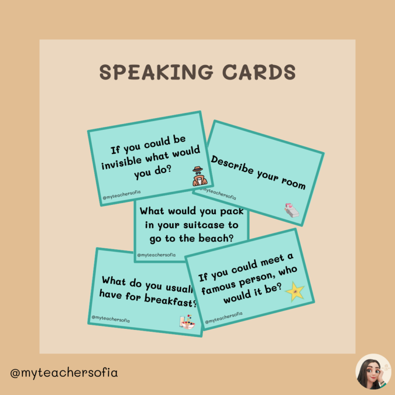 Speaking cards - Aula en Juego