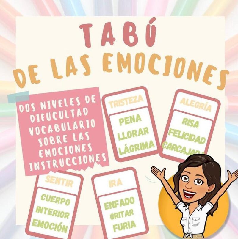 TABÚ DE LAS EMOCIONES - Aula en Juego