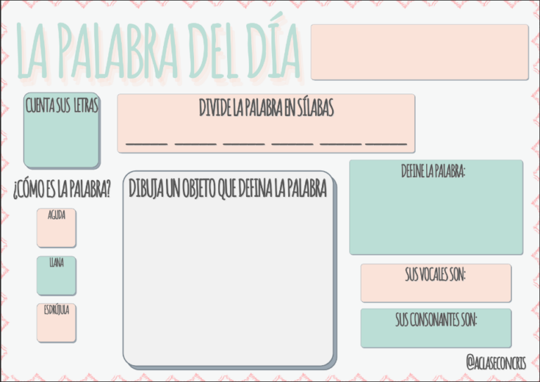 LA PALABRA DEL DÍA - Aula en Juego