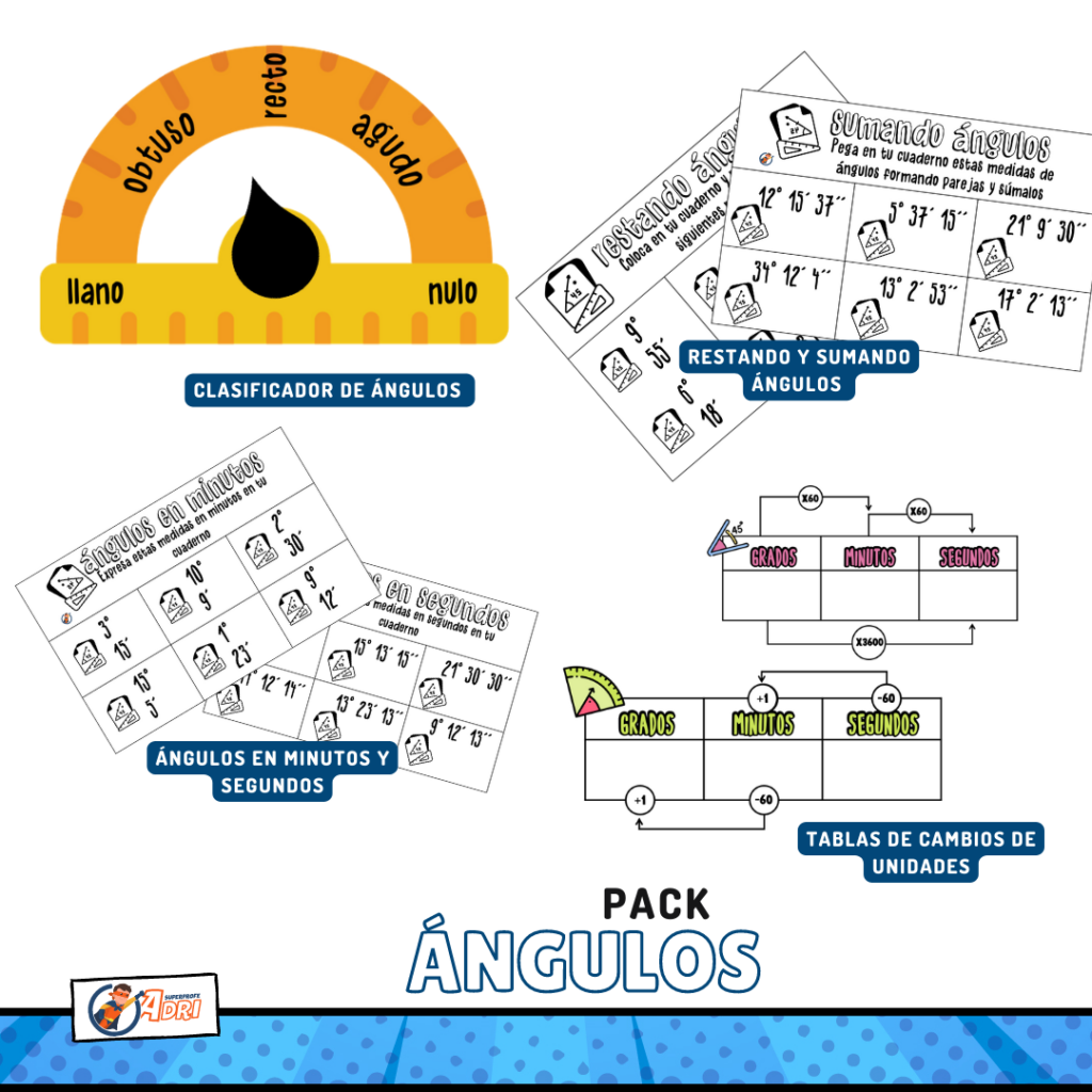 Pack ángulos - Aula en Juego