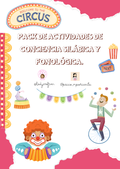 CONCIENCIA SILÁBICA Y FONOLÓGICA VERSIÓN CIRCO - Aula en Juego