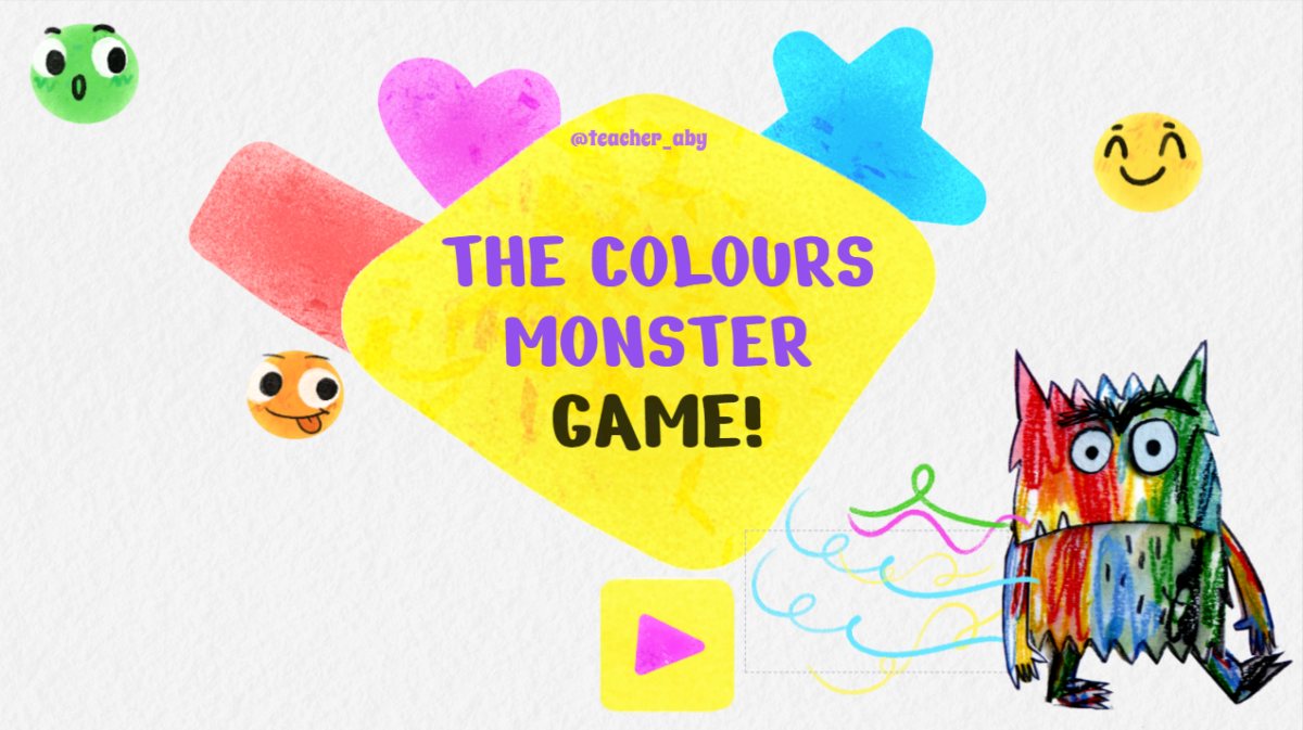 THE COLOURS MONSTER GAME AND COLOURING PICTURE - Aula en Juego