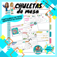 CHULETA/FORMULARIO MATES Y LENGUA - Aula en Juego