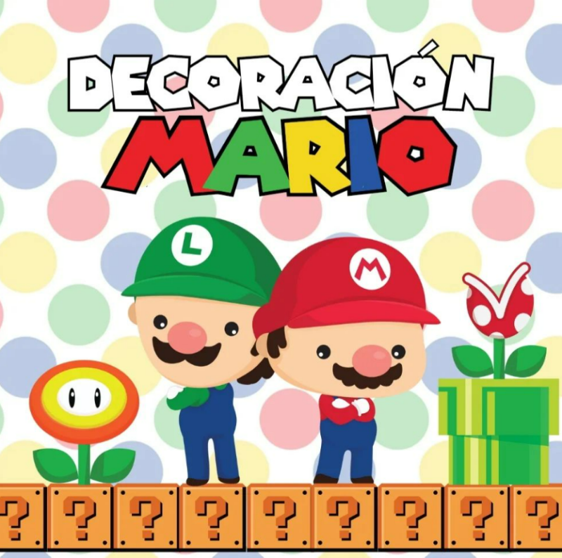 DECORACIÓN MARIO - Aula en Juego