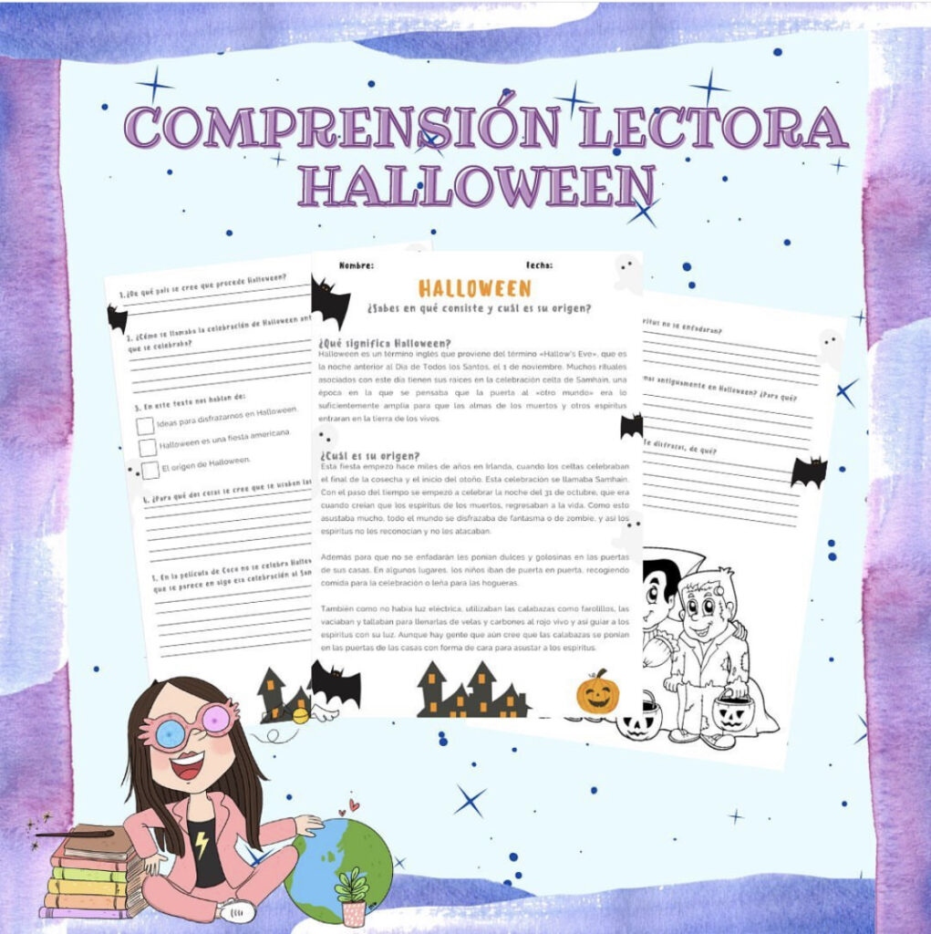 Comprensión lectora Halloween - Aula en Juego