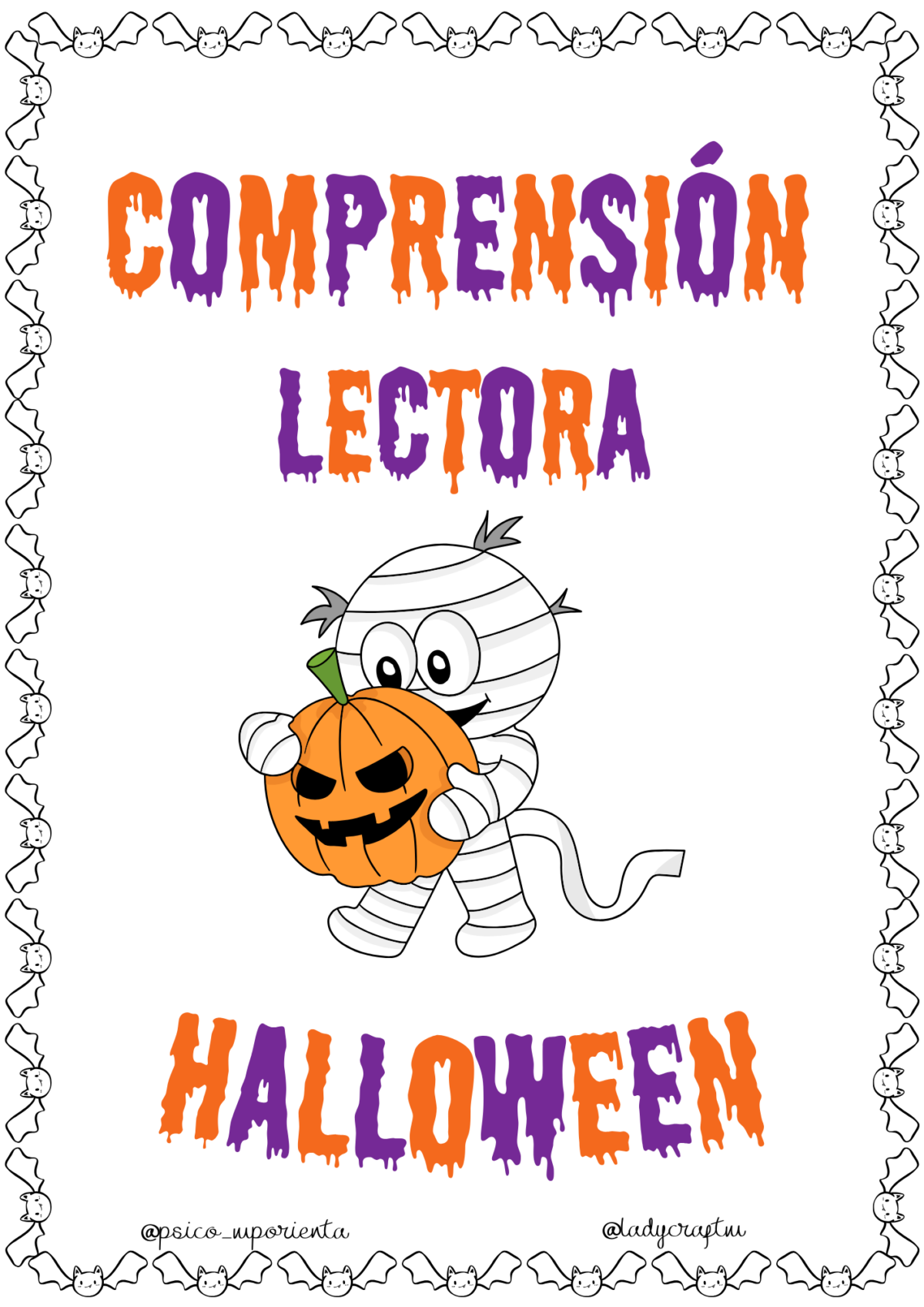 COMPRENSIÓN LECTORA HALLOWEEN - Aula en Juego
