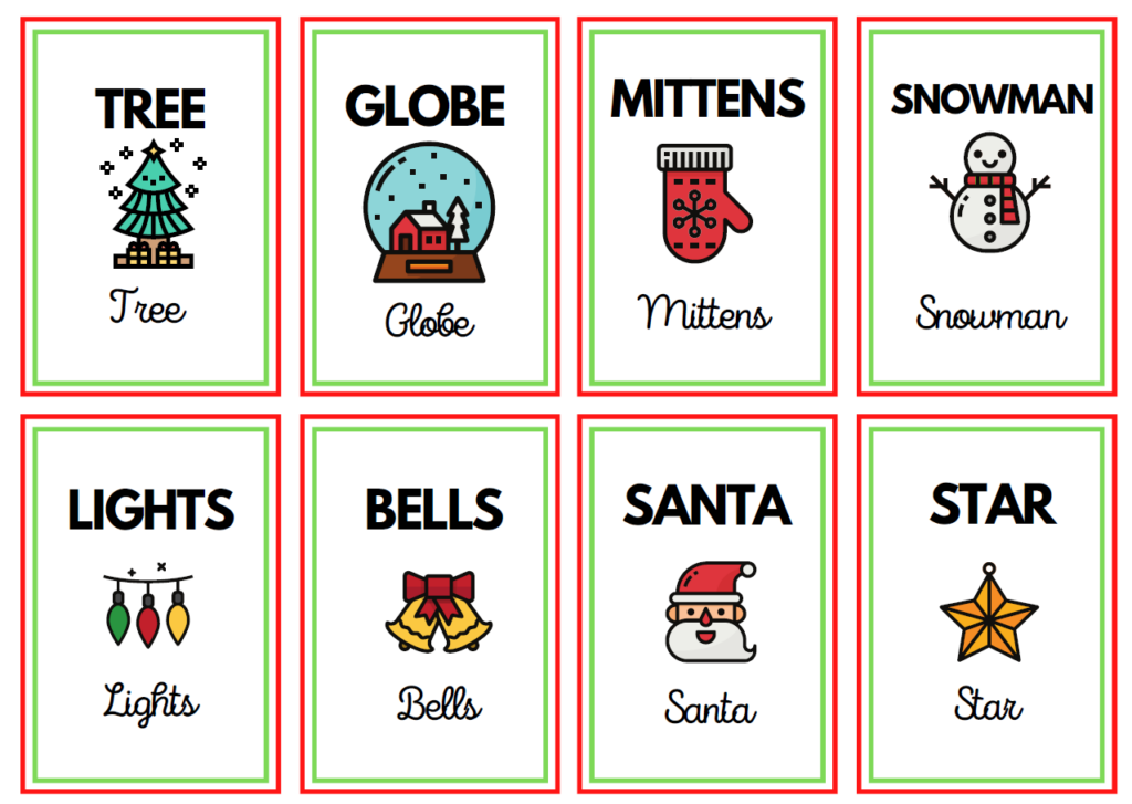 CHRISTMAS MEMORY GAME - Aula en Juego