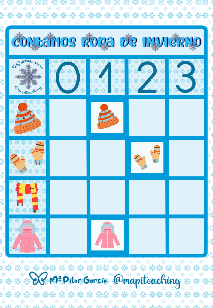 CONTAMOS ROPA DE INVIERNO - Aula en Juego