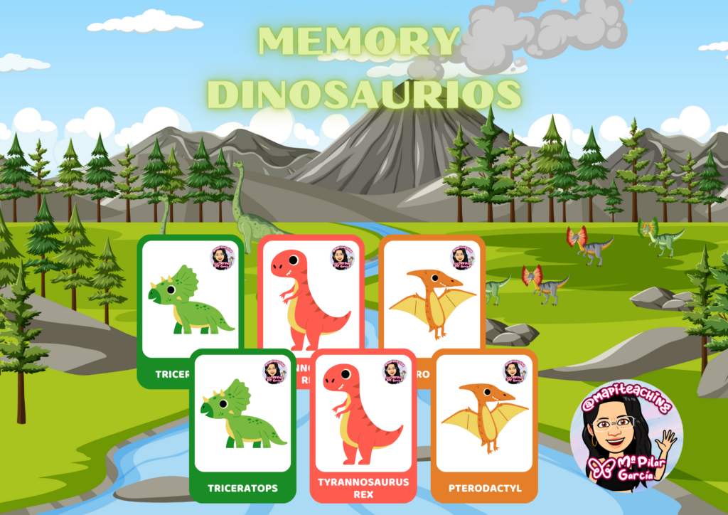 MEMORY DINOSAURIOS - Aula en Juego