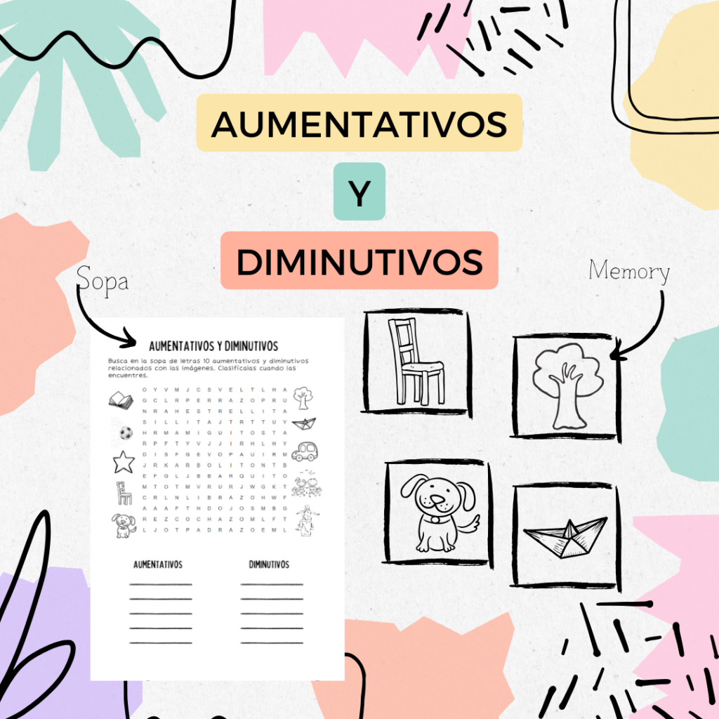 AUMENTATIVOS Y DIMINUTIVOS - Aula en Juego