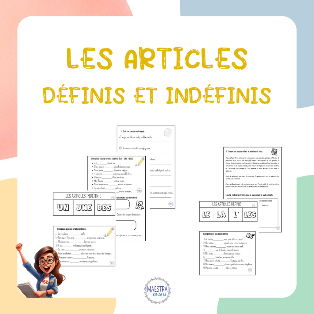 LES ARTICLES DÉFINIS ET INDÉFINIS - Aula en Juego
