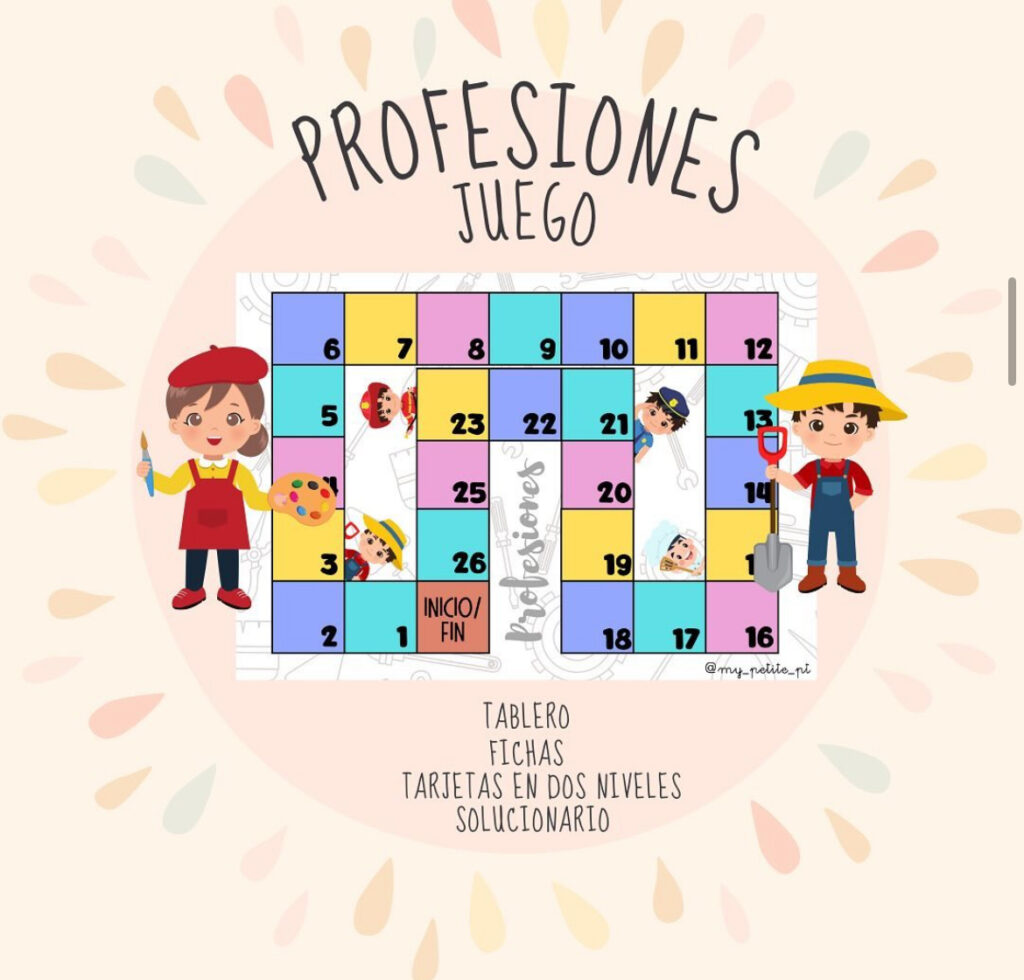 Juego de las profesiones - Aula en Juego