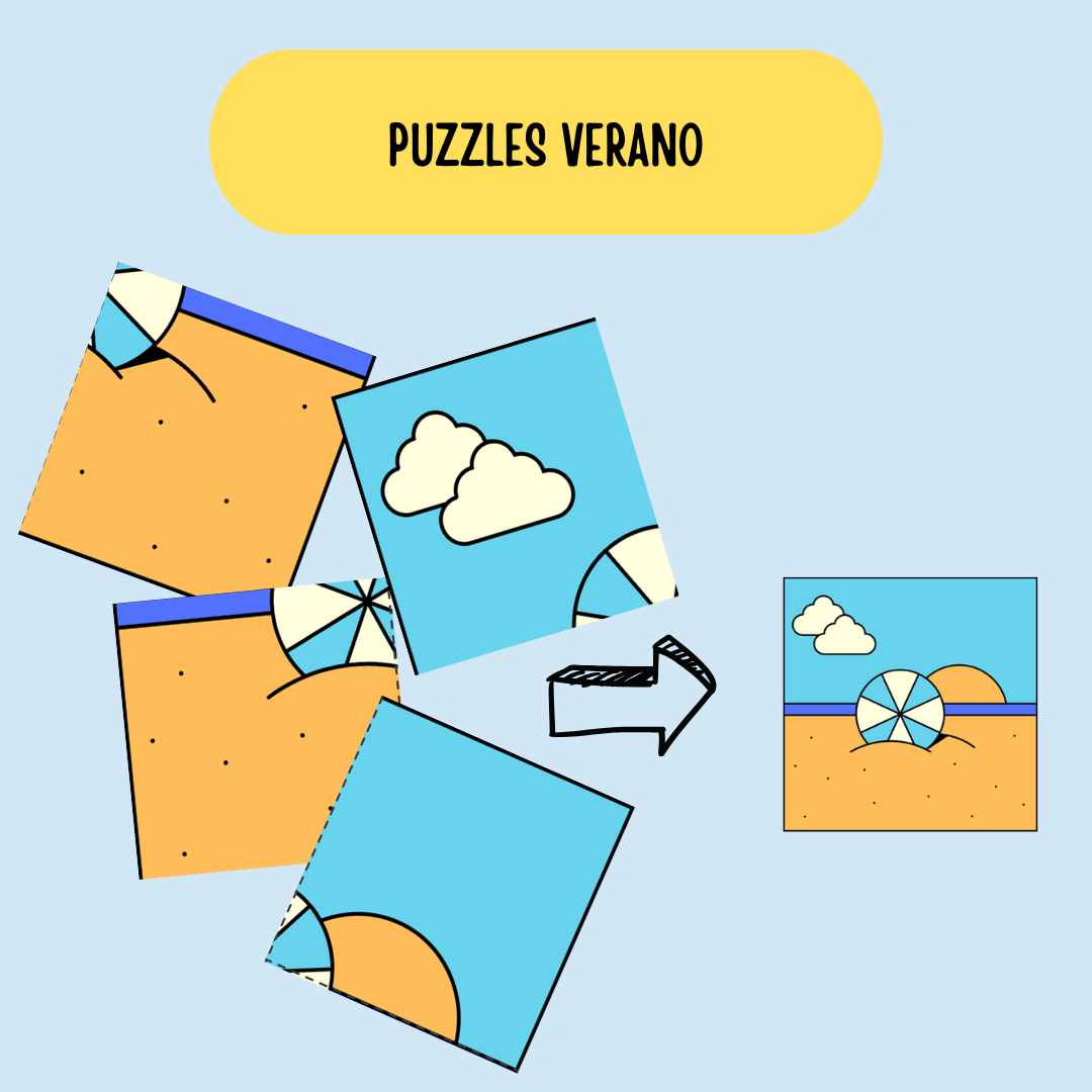 PUZZLES VERANO 2X2 - Aula en Juego