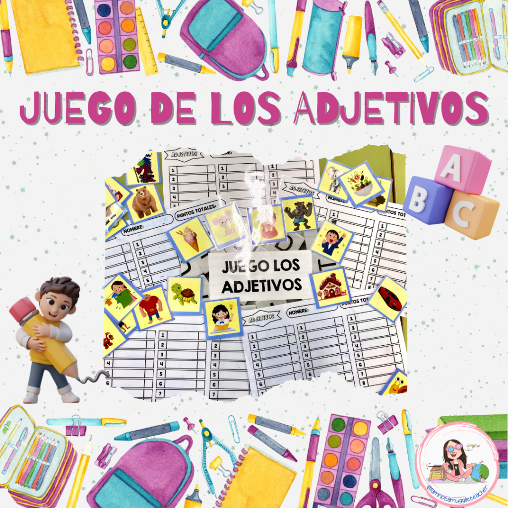 Juego de los adjetivos - Aula en Juego